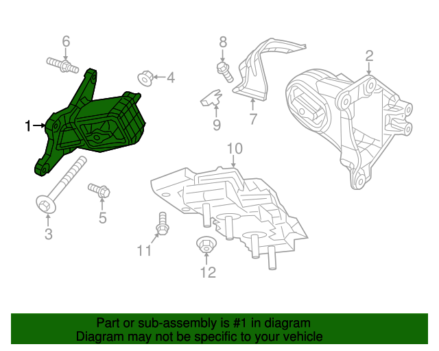 2012-2018 Jeep Isolator - Passenger Side (RH) 5147190AC | TascaParts.com