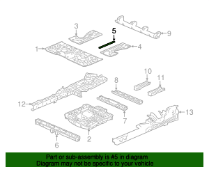 74641-THR-A00 - Floor Extension Guard 2018-2024 Honda Odyssey | Honda ...