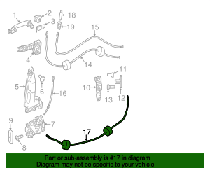 447-760-39-00 - Cable 2016-2023 Mercedes-Benz Metris | Mercedes-Benz ...