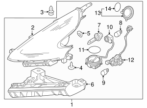 2009-2024 Nissan Signal Lamp Bulb 26272-8991A | Nissan Parts Plus