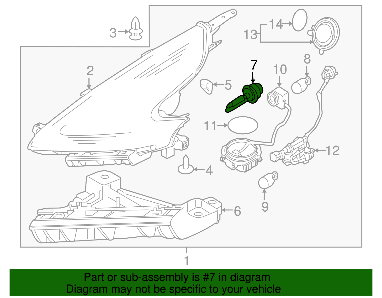 26297-89900 - Xenon Bulb - 2011-2020 Nissan | Nissan OEM Parts Direct