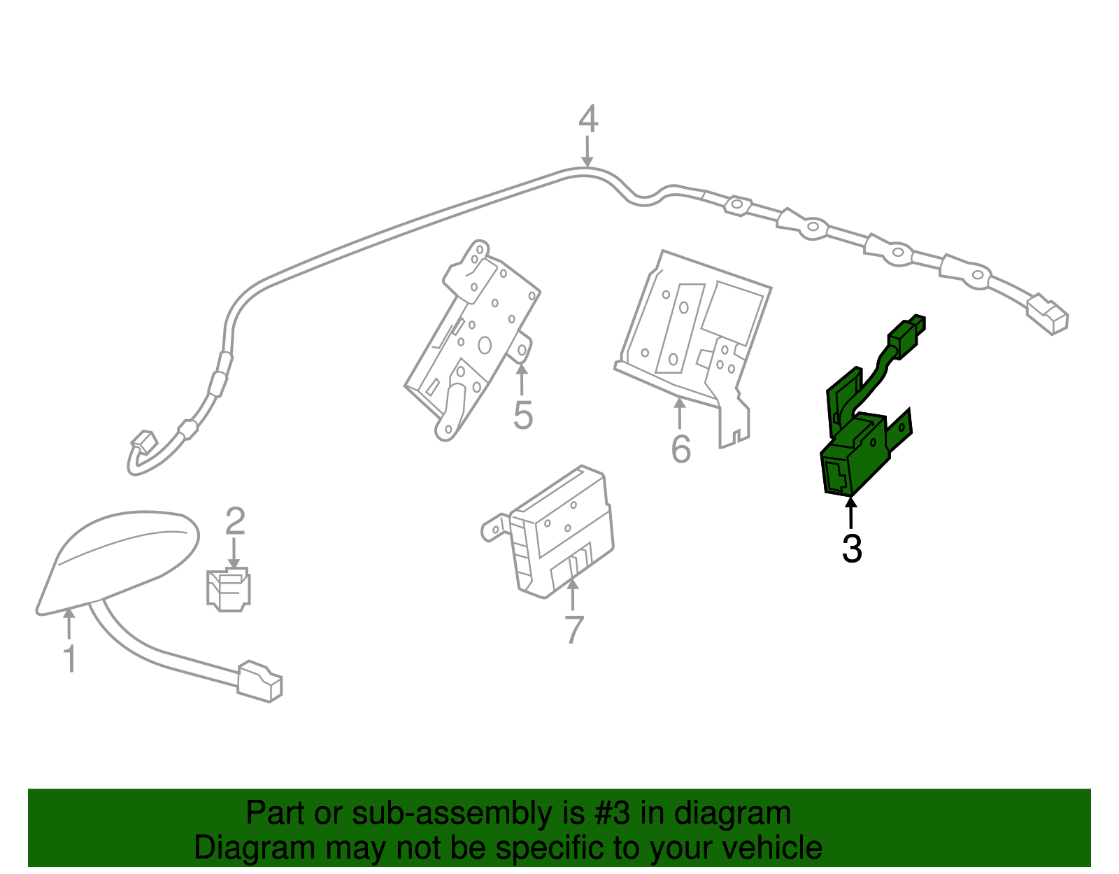 39157-T3L-A01 - 2013-2017 Honda Accord - Module Unit Tmc Antenna ...