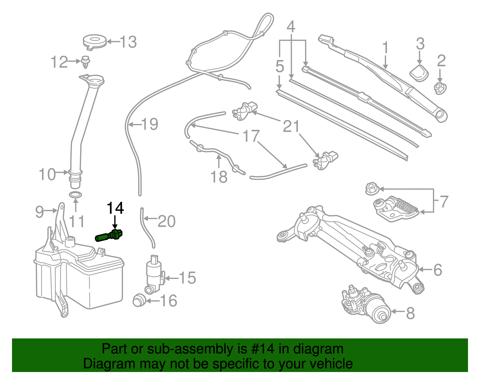 2018-2022 Toyota C-HR Level Sensor 85397-F4010 | Toyota Parts Center