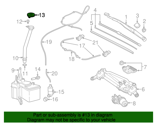 OEM 2018-2022 Toyota C-HR Reservoir Cap Part # 85316-F4010 | Modern ...
