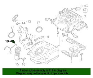 2016-2018 Audi A3 Sportback e-tron Pressure Sensor 5C0-201-733-A | Audi ...