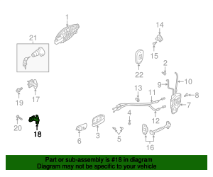 2003-2008 Hyundai Tiburon Lower Hinge 79340-2C000 | Hyundai Wholesale ...
