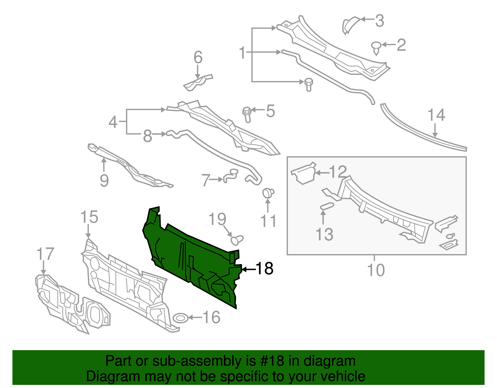 2007-2011 Toyota Camry Engine Compartment Insulation 55210-06251 ...
