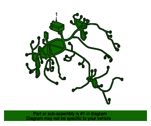 32100-THR-AE0 - Wire Harness, R Cabin - 2019 Honda Odyssey | Genuine ...