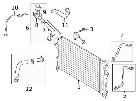 Radiator & Components for 2022 Hyundai Kona | HyundaiParts.Online