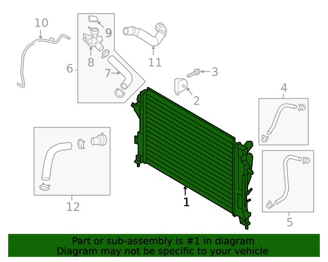 Genuine Radiator Assembly for 2022-2023 Hyundai | Part# 25310-J9910 ...
