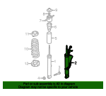 55308-J5450 - Shock 2018-2021 Kia Stinger | Genuine Kia Parts