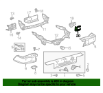 Genuine Toyota Parking Aid Sensor Bracket part# 89348-0C011 for 2014 ...