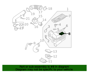 2017-2022 Volkswagen Air Filter 5C0-129-620-B | VW Direct Auto Parts
