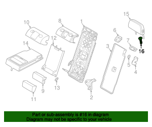 52207470134 - 2018-2023 BMW Headrest Guide (52-20-7-470-134) | BMW of ...