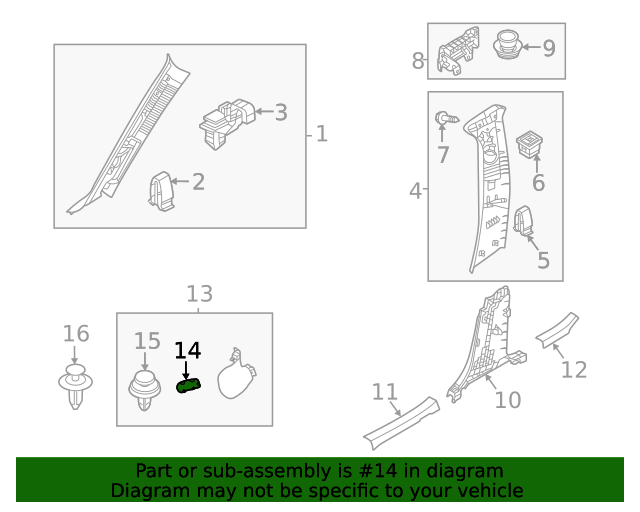 DGH9-68-381-02 - Cowl Trim Cover 2020-2024 Mazda CX-30 | Mazda Parts ...