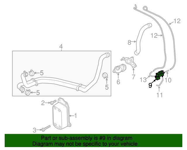 7PP-906-283-C - Secondary Air Injection Control Valve 2012-2019 Porsche ...