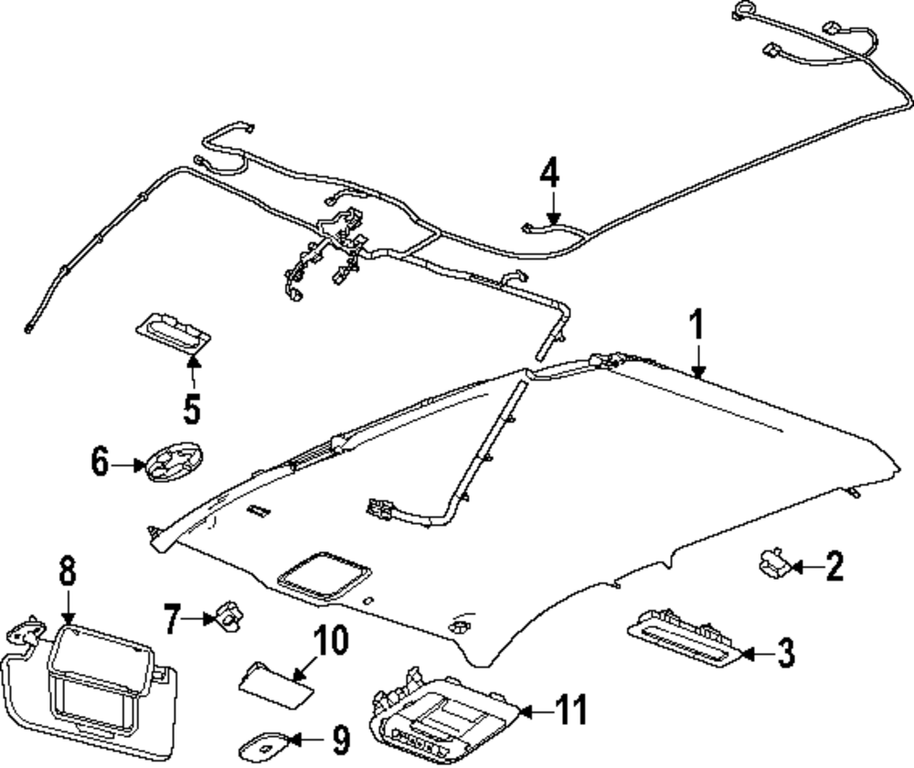2024-2025 GM Navigation Microphone 86822702 GM | GMPartsDirect.com