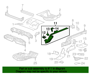 2016-2024 Chevrolet Malibu Passenger Side Rear Compartment Panel ...