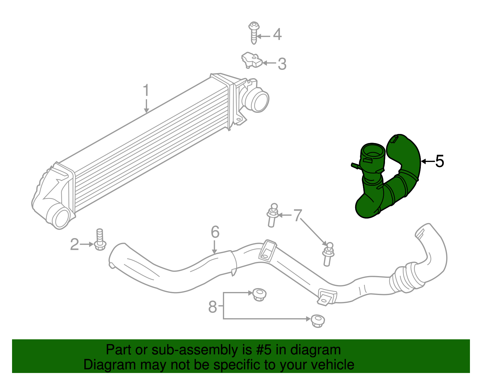 EJ7Z-6C640-A - Air Inlet 2015-2019 Lincoln MKC | Ford Parts Direct