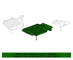 84623057 - Underbody Skid Shield 2021-2024 GM | GMPartsNow