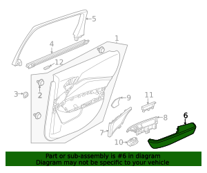 83502-TGV-A42ZF - Armrest R *NH802L* AutoNationParts.com