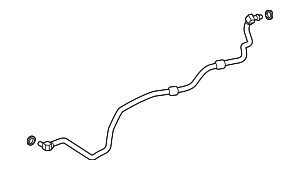 84348114 - Automatic Transmission Fluid Cooler Outlet Line 2017-2019 GM ...