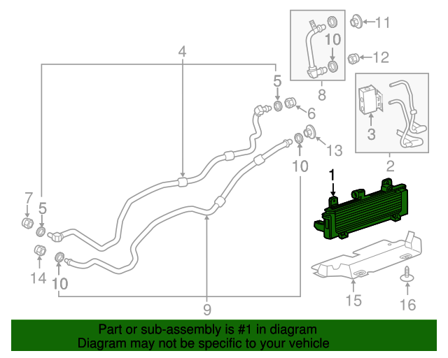 Buy Genuine GM Auto Parts - Cooler (Part # 84173164) | GM Parts Store