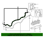 84348114 - Automatic Transmission Fluid Cooler Outlet Line 2017-2019 GM ...