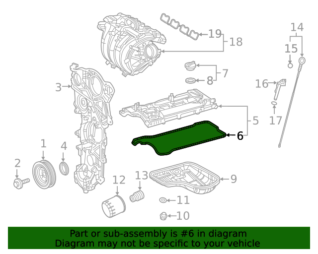 Toyota 2019-2023 Toyota Valve Cover Gasket 11213-24020 | Toyota Parts