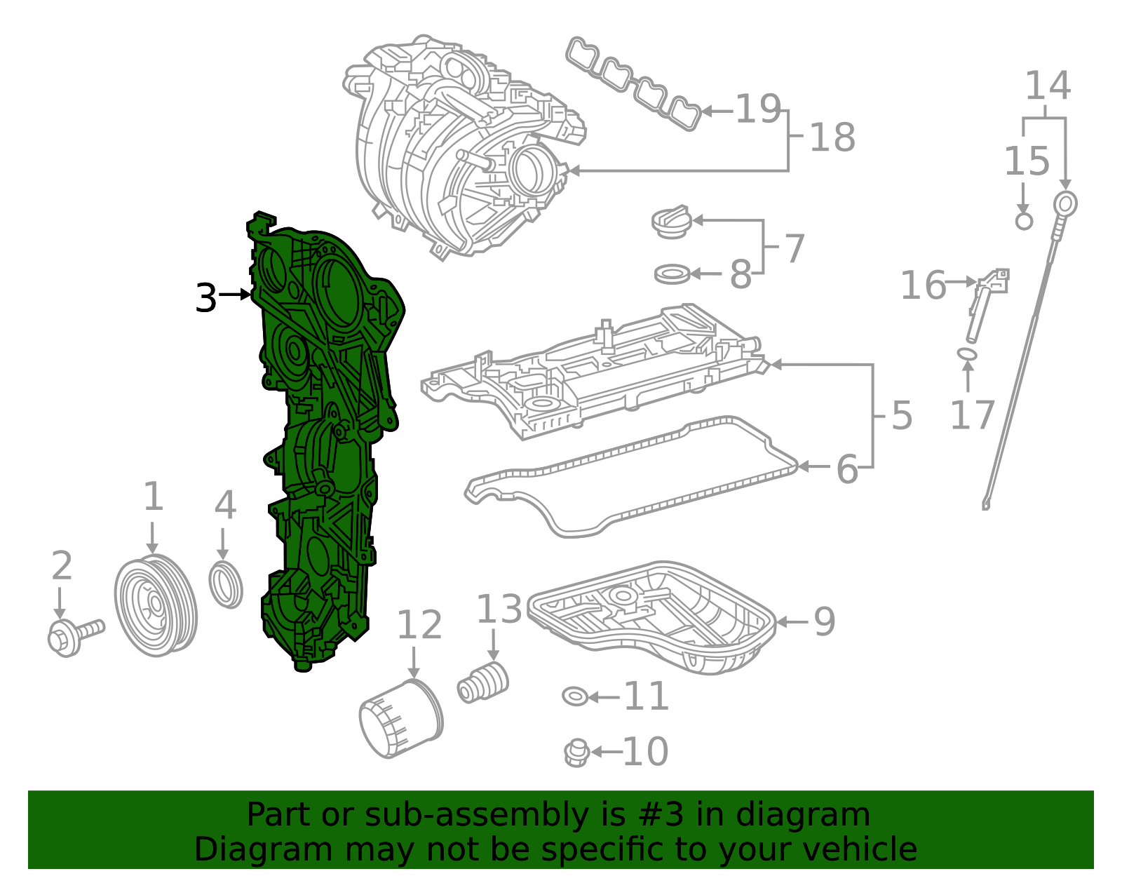 11320-F2010 - High-Quality Engine Timing Cover for 2019-2025 Toyota ...