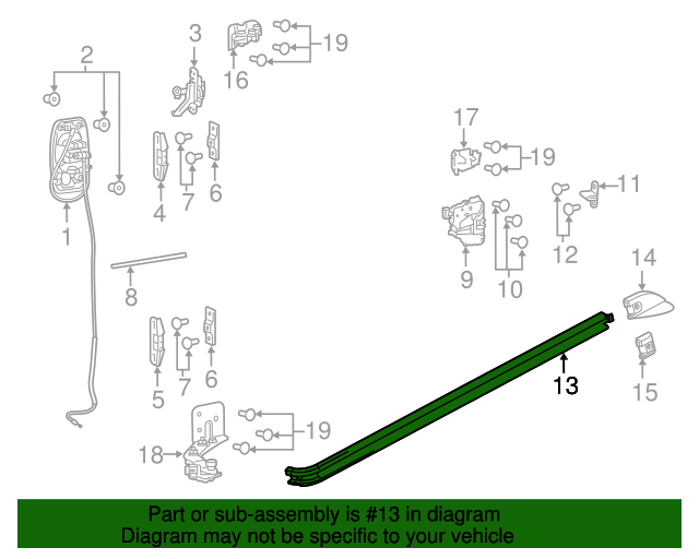 2019-2023 Ram Center Track 68229646AB | Mopar Parts Canada