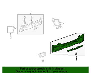 2008-2015 GM Rear End Panel Assembly 25897226 GM | GMPartsDirect.com