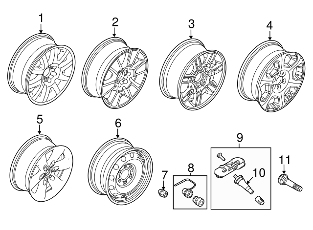 AL3Z-1007-L - Wheel, Alloy - 2009-2012 Ford F-150 | Lasco Auto Parts