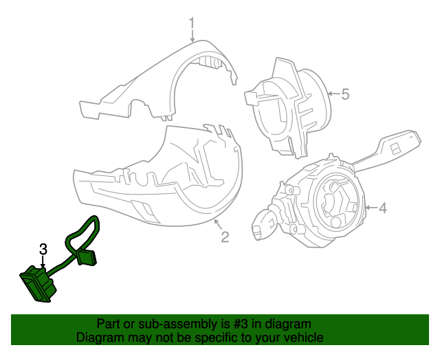 61319201736 - 2011-2018 BMW Switch (61-31-9-201-736) | BMW of South ...