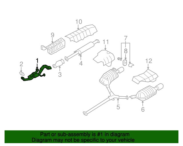 2006-2010 Hyundai Front Pipe 28610-3K310 | OEM Parts Online