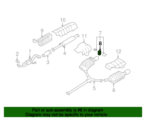 2006-2018 Hyundai Exhaust System Hanger 28762-3A000 | OEM Parts Online