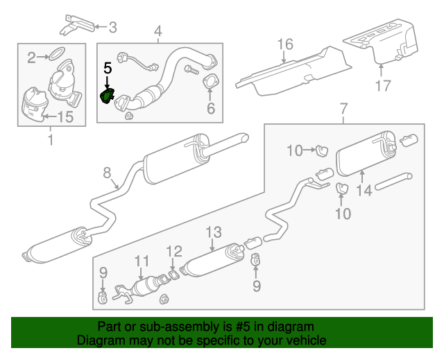 2012-2021 GM Exhaust Gasket 95020217 GM | GMPartsDirect.com