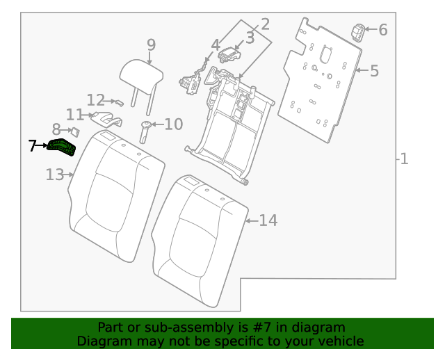 89490-Q5000 - Latch Assembly 2021-2022 Kia Seltos | Kia.Parts Store