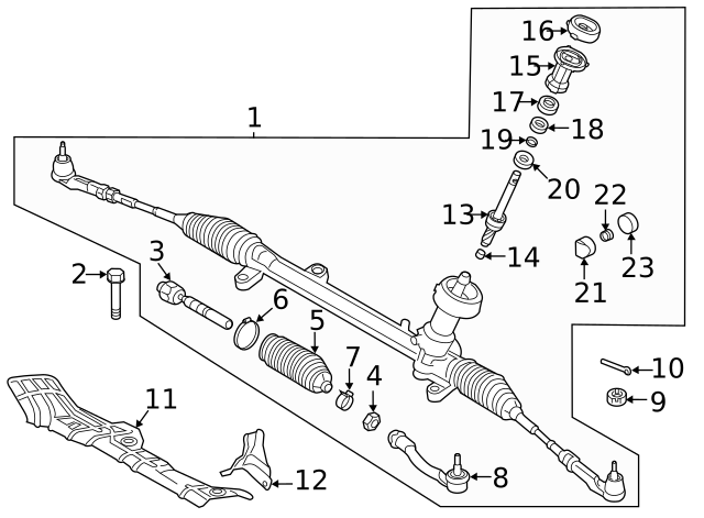 2020-2021 Kia OEM NEW 2020-2021 Kia Soul Seltos Wagon Tie Rod Assembly ...