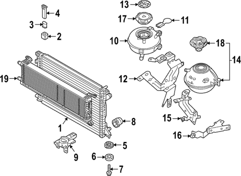 Radiator & Components for 2021 Audi Q5 | Audi USA Parts