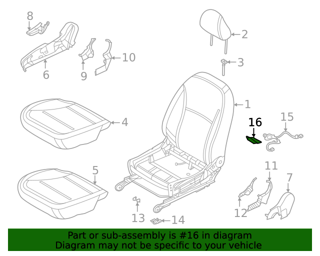 2020-2021 Nissan Versa Control Module 98856-5EA5A | Nissan Parts Plus