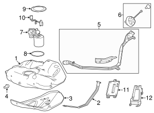 Genuine Fuel Pump Tank Seal for 2010-2011 Saab | Part# 22682111 | Over ...