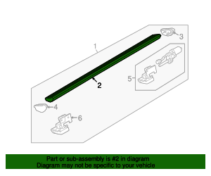 Genuine OEM Ford Part - Mat FL7Z-16490-CA | Genuine OEM Ford Parts ...