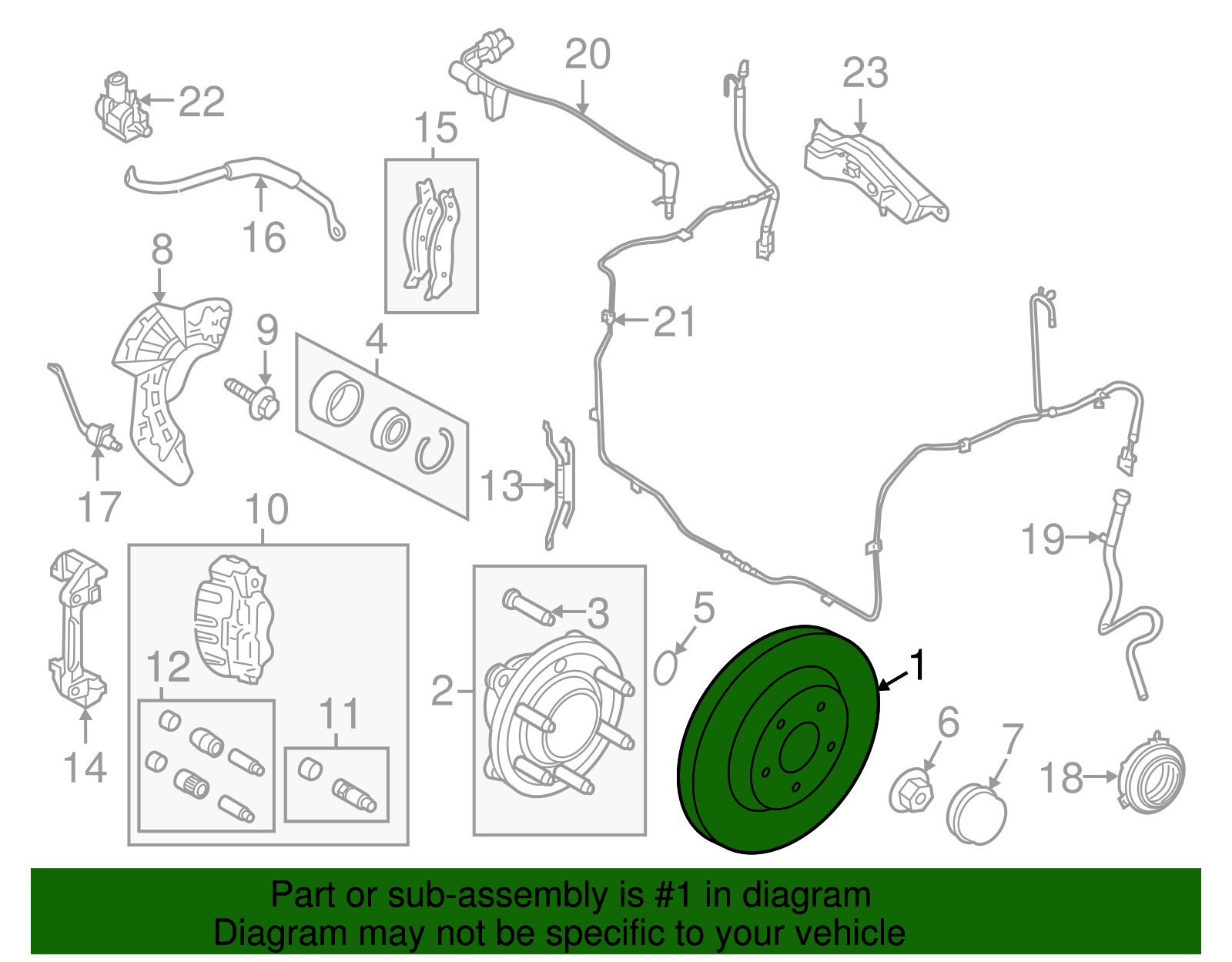 2007-2017 Ford Motorcraft™ Rotor BRRC-73 | Village Ford