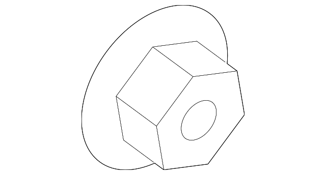 -N802827-S100 - Axle Nut 2007-2017 Ford | Group 1 Auto Parts