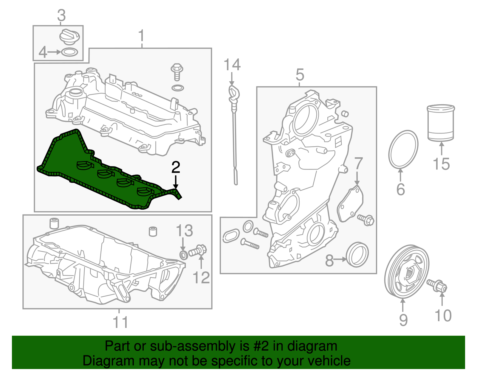 12341-5K0-A01 - 2014-2017 Honda Accord - Gasket Head Cover | Genuine ...