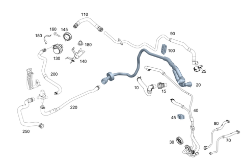 Heating Water Lines for 2024 Mercedes-Benz GLS580 | Mercedes-Benz USA Parts