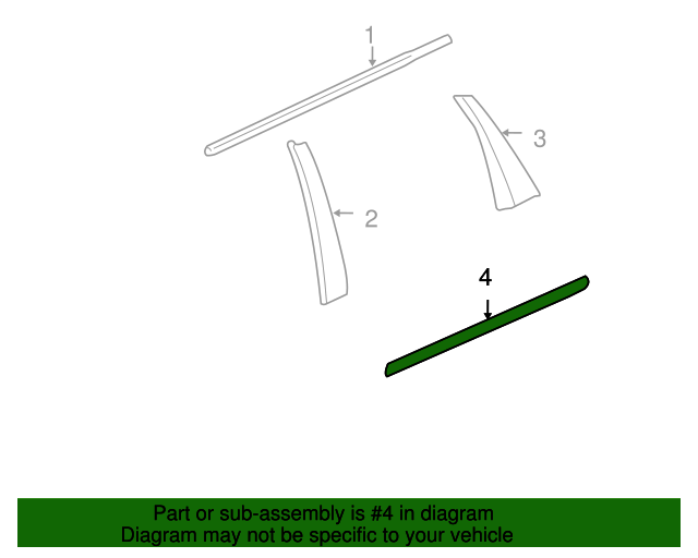 19257890 - OEM GM Body Side Mldg | GMPartsCenter.net | GM Parts Center