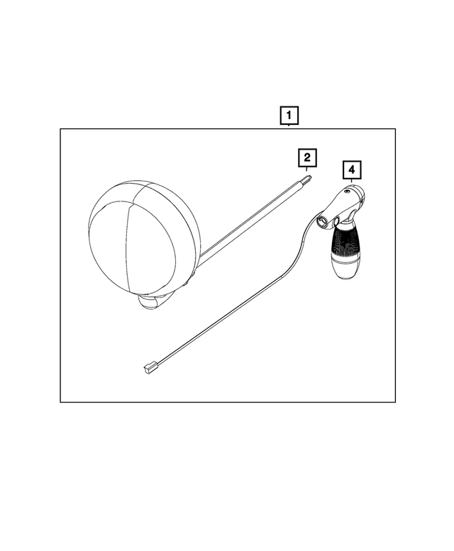 2012-2020 Dodge Charger A-Pillar Mounted Spotlamp, Left 68183757AC ...