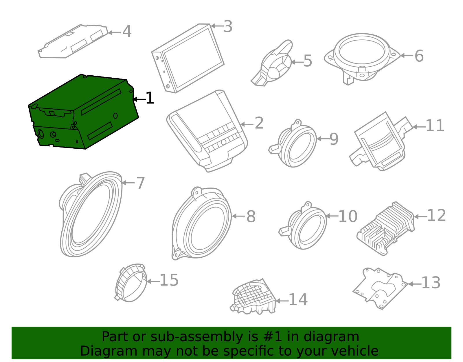28330-5NA1A - Radio Control Unit 2019-2020 Infiniti QX50 | AutoNation Parts